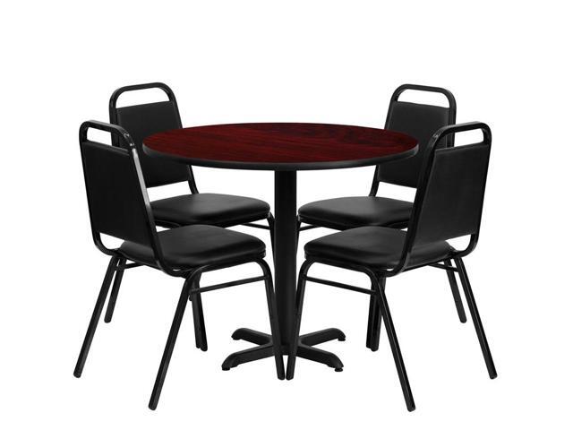 Click here for Flash Furniture HDBF1002-GG Round Mahogany Laminat... prices