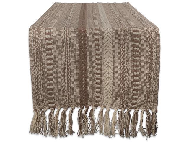 Click here for DII Stone Braided Stripe Table Runner prices
