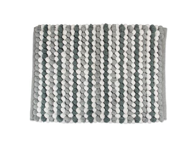 Click here for DII Gray Microfiber Stripe Bath Mat prices