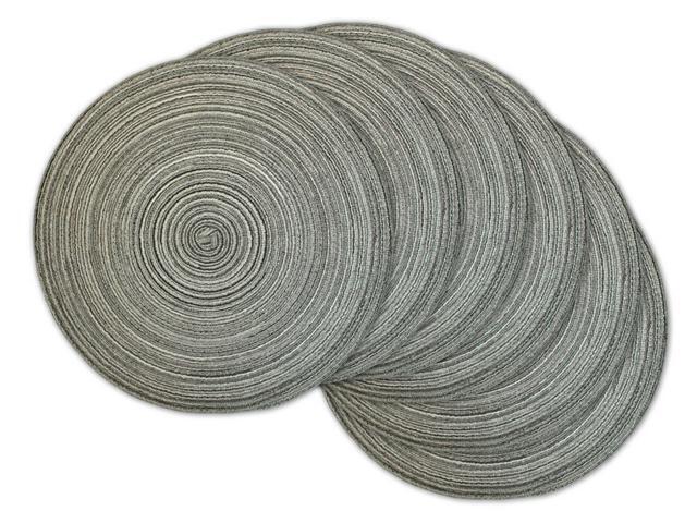 Click here for DII Variegated Black Round Polypropylene Woven Pla... prices