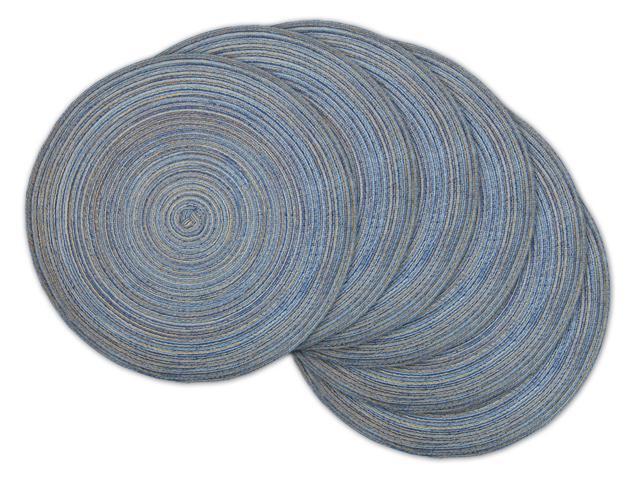 Click here for DII Variegated Blue Round Polypropylene Woven Plac... prices