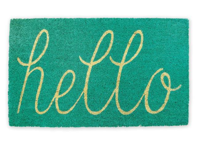 Click here for DII Aqua Hello Doormat prices