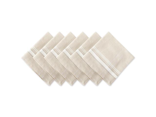 Click here for DII White French Stripe Napkin (Set of 6) prices