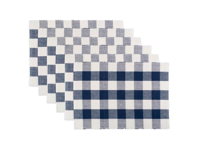 Click here for DII Navy Buffalo Check Ribbed Placemat (Set of 6) prices