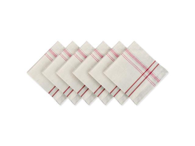 Click here for DII Red French Stripe Napkin (Set of 6) prices