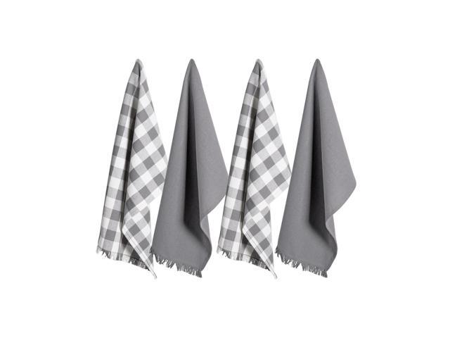 Click here for DII Assorted Gray Heavyweight Fringed Dishtowel (S... prices