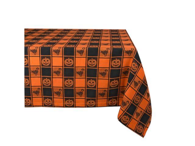 Click here for DII Halloween Woven Check Tablecloth prices