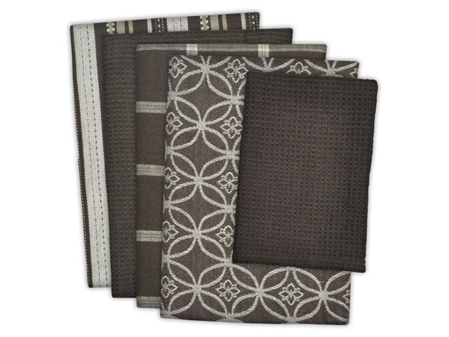 Click here for DII Assorted Dark Brown Dishtowel & Dishcloth (Set... prices