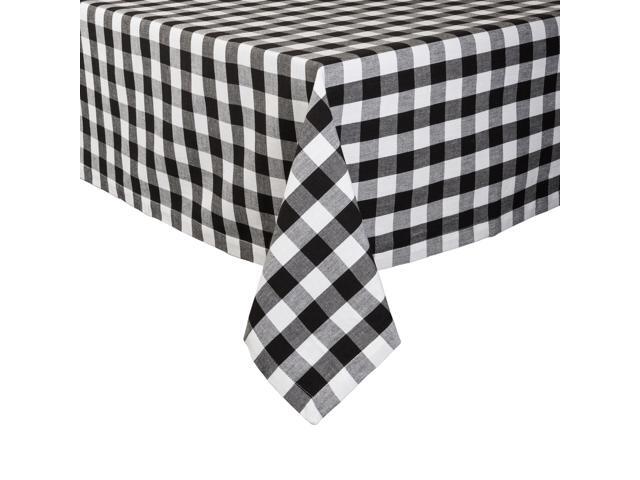 Click here for DII Black/White Checkers Tablecloth prices