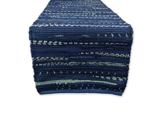 Click here for DII Multi Nautical Blue Chindi Rag Table Runner prices