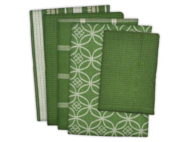 Click here for DII Assorted Sage Dishtowel & Dishcloth (Set of 5) prices