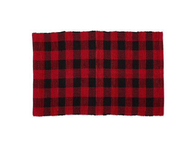 Click here for DII Red & Black Buffalo Check Rag Rug prices