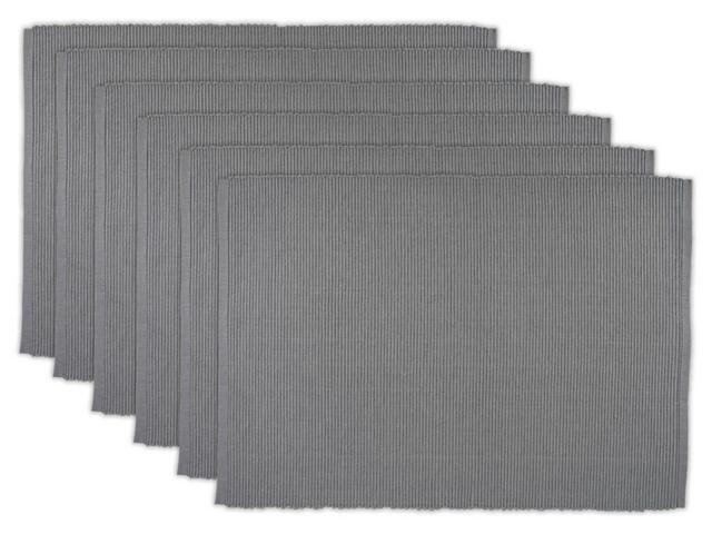 Click here for DII Gray Ribbed Placemat (Set of 6) prices
