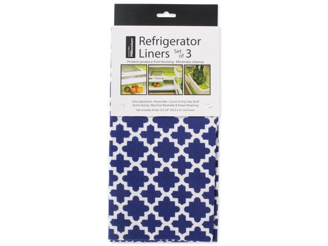 Click here for DII Fridge Liner Navy Blue Lattice (Set of 6) prices