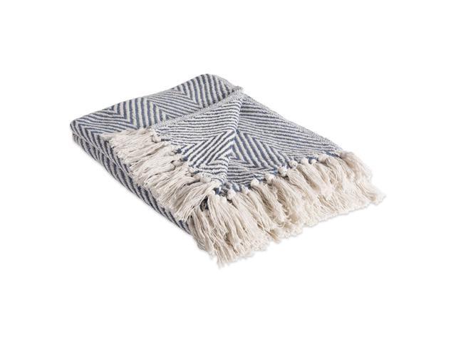 Click here for DII French Blue Urban Chevron Throw prices