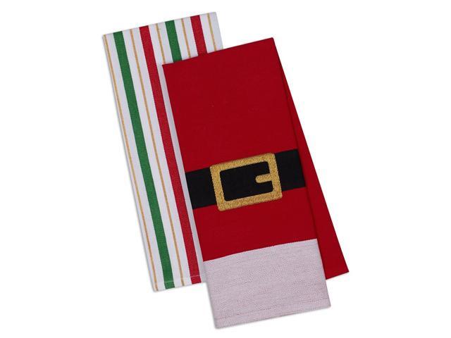 Click here for DII Assorted Santa Belt Dishtowel (Set of 2) prices