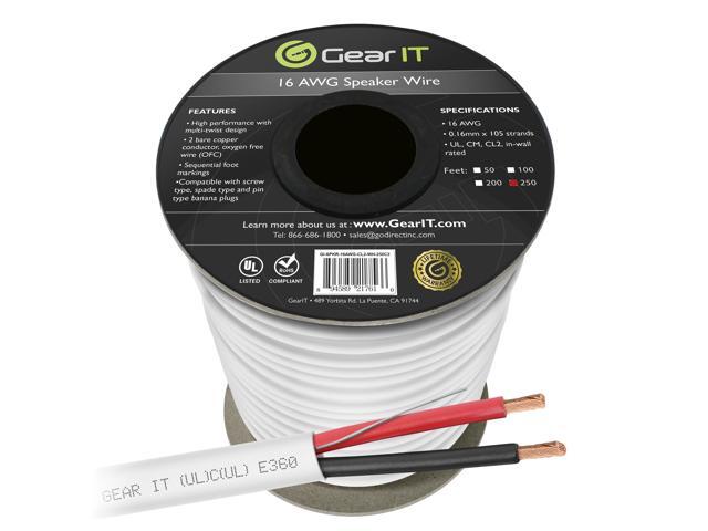 Click here for 16 Gauge CL2 OFC Speaker Wire  GearIT Pro Series 1... prices