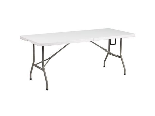 Click here for 6-Foot Bi-Fold Granite White Plastic Banquet and E... prices