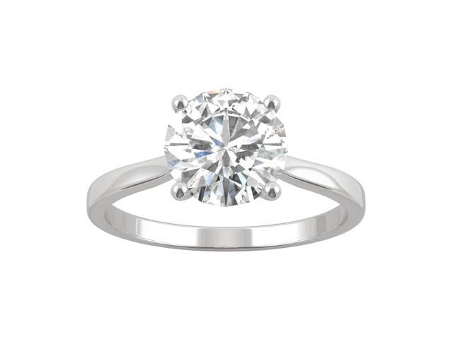 Click here for 14K White Gold Moissanite by Charles & Colvard 8mm... prices