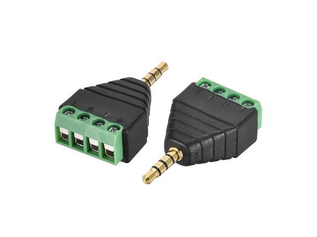 Click here for 3.5mm 4 Pole Male to AV 4 Screw Terminal Audio Vid... prices