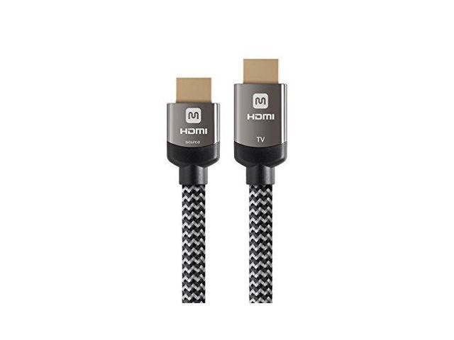 Click here for Monoprice Braided HDMI Cable - 50 Feet - Gray High... prices