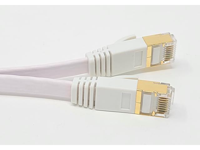 Click here for Micro Connectors 75 Feet Cat7 Shielded RJ45 Flat P... prices