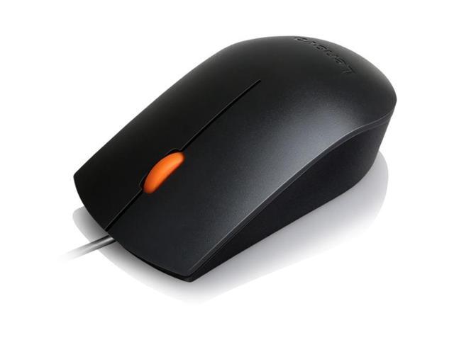 Lenovo Wired Usb Cable Mouse - Black