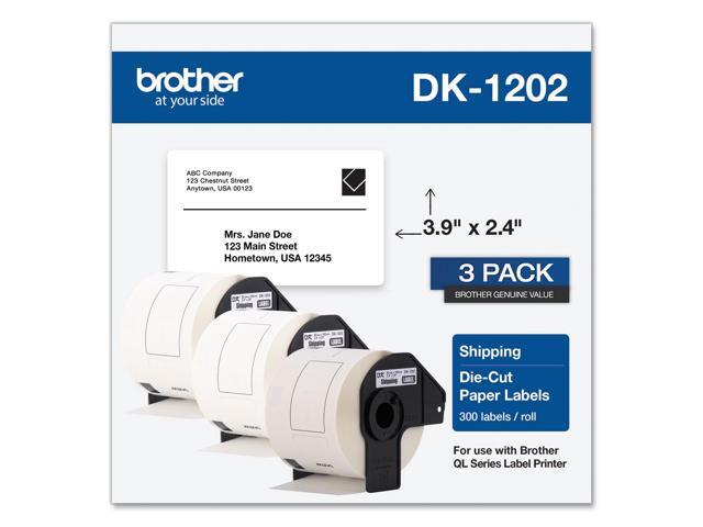 Click here for Brother DK-1202 Label Printer Labels 2.4 x 3.9 Whi... prices