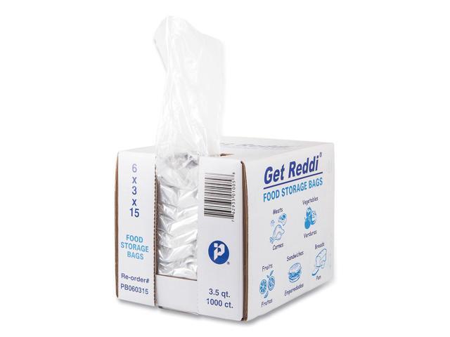 Click here for Food Bags 3.5 qt 0.68 mil 6 x 15 Clear 1000/Carton... prices