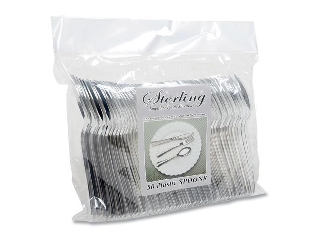 Click here for Tablemate Sterling Heavy-Duty Plastic Cutlery  Spo... prices