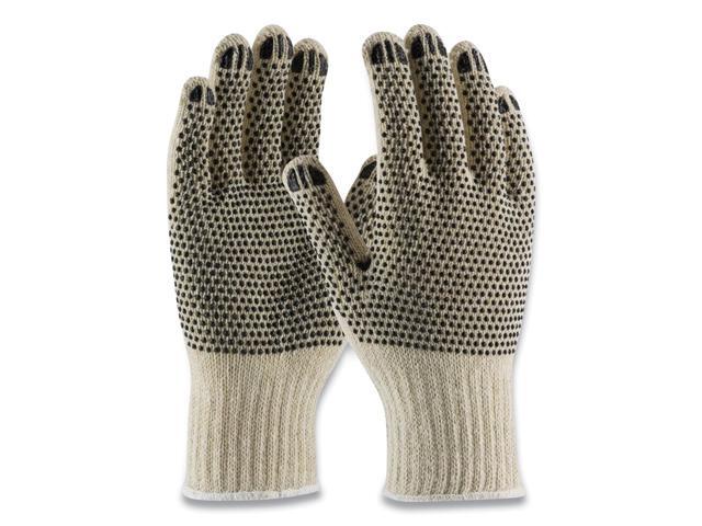 Click here for PVC-Dotted Cotton/Polyester Work Gloves Small Gray... prices