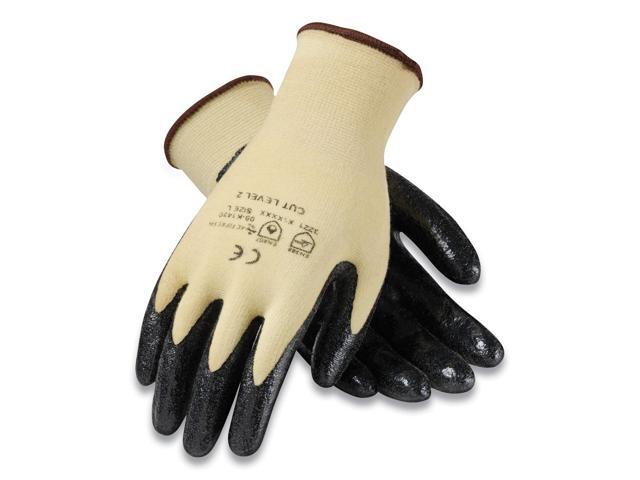 Click here for KEV Seamless Knit Kevlar Gloves X-Large Yellow/Bla... prices