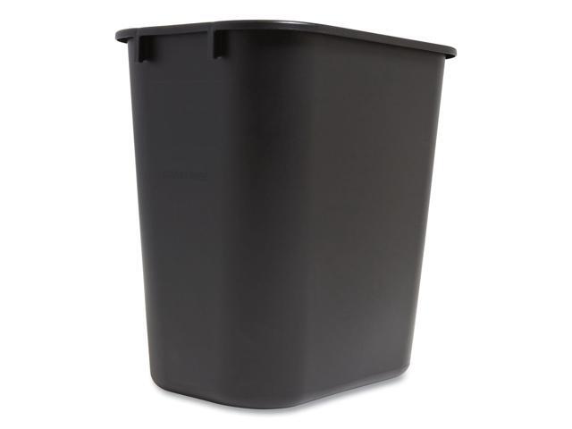 Click here for Open Top Indoor Trash Can Plastic 7 gal Black CW56... prices