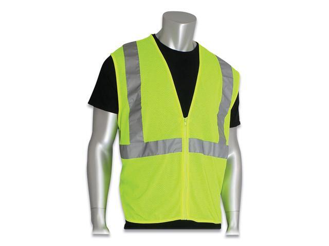 Click here for Zipper Safety Vest Large Hi-Viz Lime Yellow 302MVG... prices