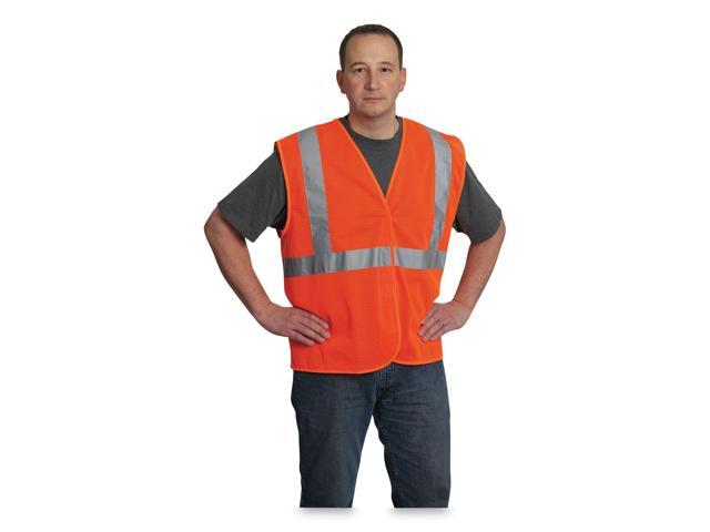 Click here for ANSI Class 2 Hook and Loop Safety Vest Hi-Viz Oran... prices