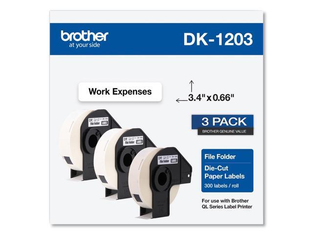 Click here for Die-Cut File Folder Labels 0.66 x 3.4 White 300/Ro... prices