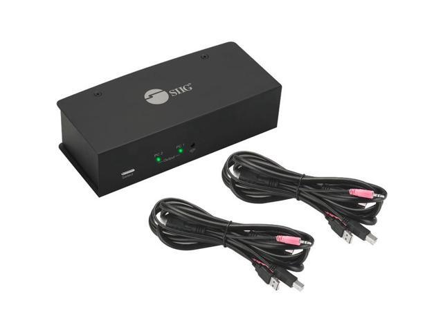 Click here for Siig 2X1 Dual View Usb Hdmi Kvm Switch - 4K 30Hz prices