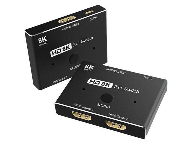 Click here for 4XEM 2x1 8K 2-in 1-out HDMI Switch 4XHSP0901 prices