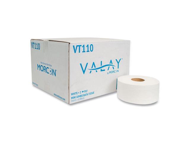 Click here for Valay Mini Jumbo Bath Tissue Septic Safe 2-Ply Whi... prices