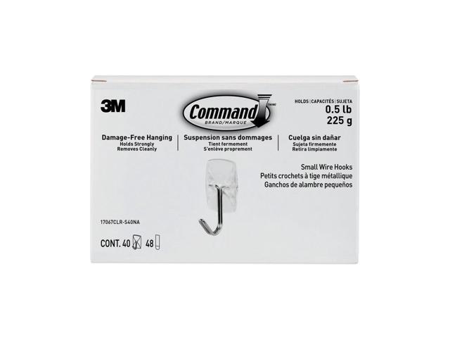 Click here for Command 17067CLR-S40NA Clear Small Wire Hook  40/P... prices