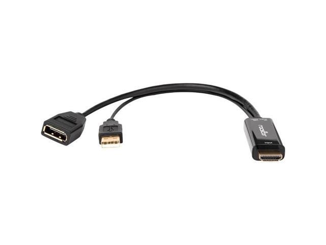 Click here for Rocstor HDMI to DisplayPort 4K@30Hz Adapter M/F Bl... prices