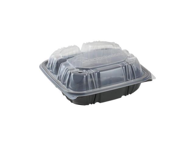 Click here for EarthChoice Vented Hinged Lid Container 33oz 3-Com... prices