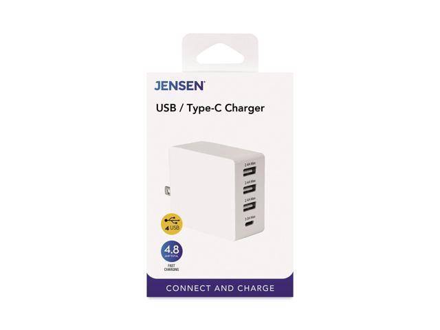 Click here for 4-Port USB and Type-C Wall Charger White JPCH448AC... prices