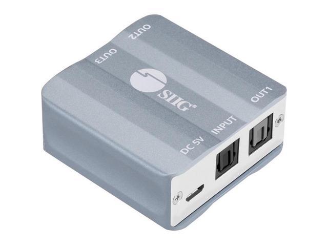 Click here for SIIG 1x3 S/PDIF Toslink Splitter CEAU0211S1 prices