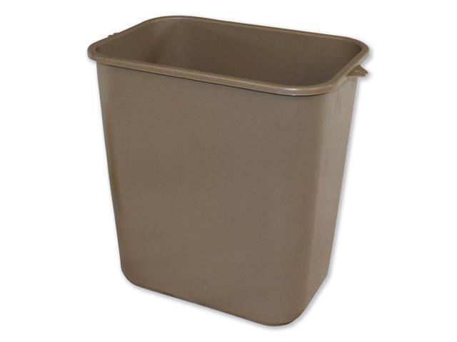 Click here for Soft-Sided Wastebasket 28 qt Polyethylene Beige 77... prices