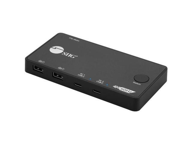 Click here for SIIG 2x1 USB-C 4K Video KVM Switch CEKV0B11S1 prices
