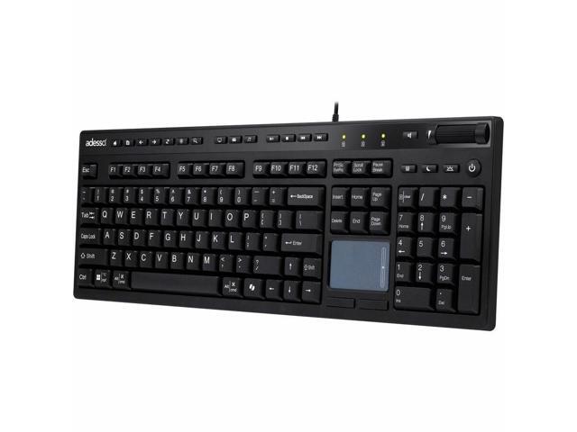 Click here for CyberTouch Desktop Keyboard with Touchpad Black AK... prices