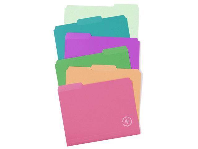 Click here for U-Eco Poly File Folders 1/3 Cut Tabs: Assorted Let... prices