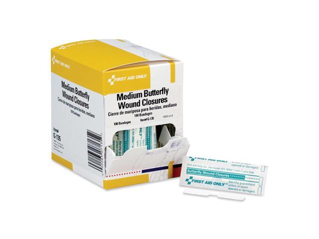 Click here for Butterfly Wound Closures 0.38 x 1.75 100/Box G135 prices