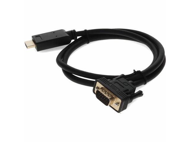 Click here for AddOn 3ft HDMI 1.3 Male to VGA Male Black Cable Fo... prices